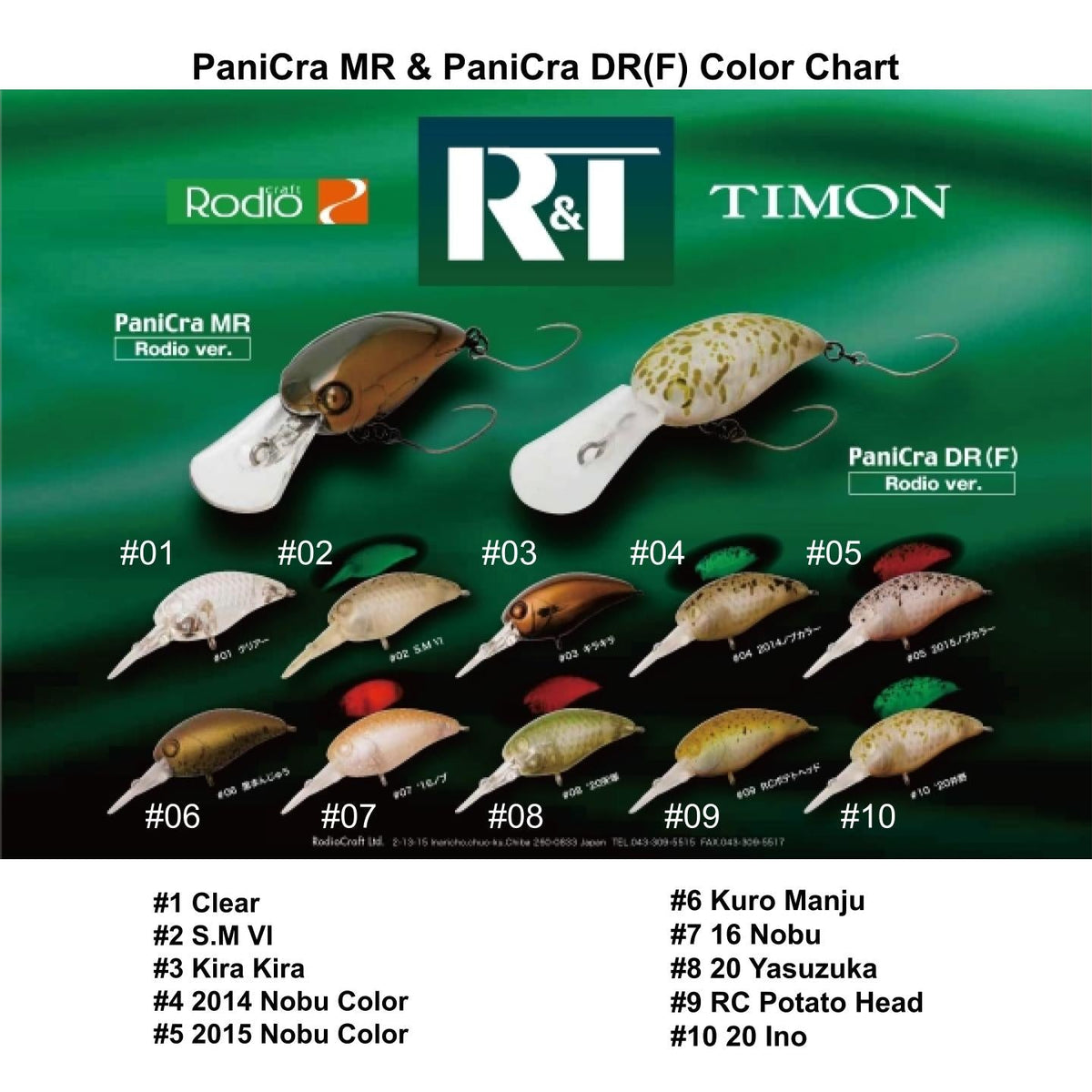 Rodio Craft x Timon Pani Cra MR Rodio ver. #2 S.M VI – JDM TACKLE HEAVEN