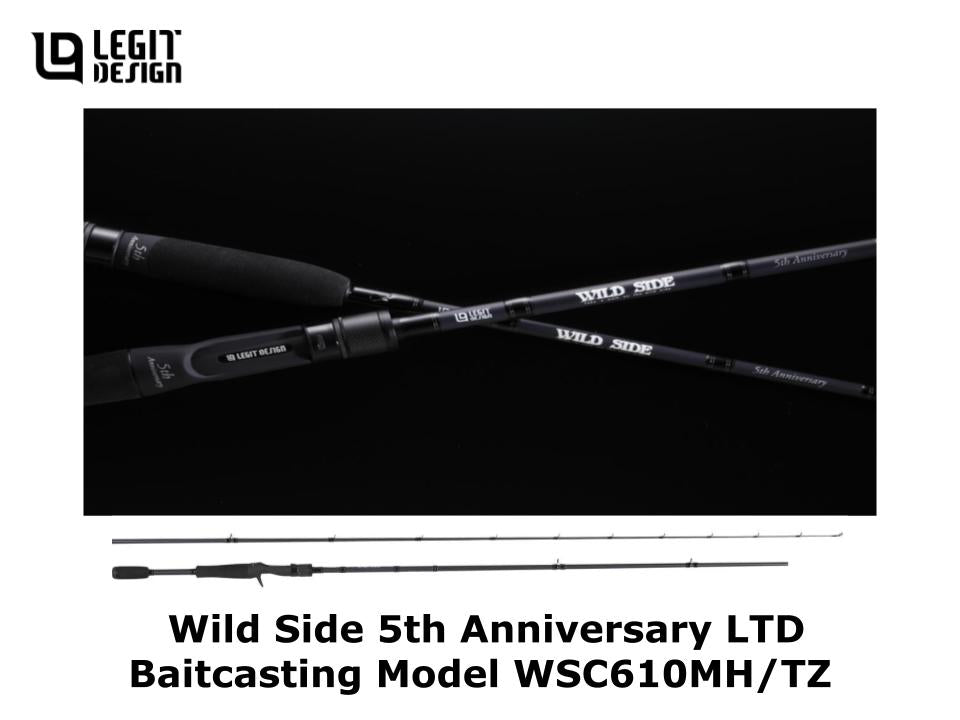 Legit Design Wild Side 5th Anniversary LTD Baitcasting Model WSC610MH/ – JDM TACKLE HEAVEN