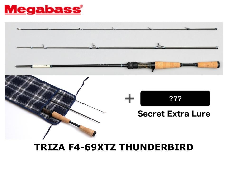 Special Offer Megabass Triza Baitcasting F4-69XTZ Thunderbird – JDM TACKLE HEAVEN