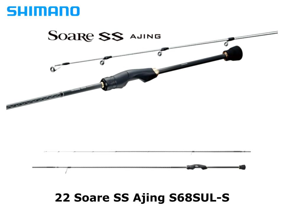 Pre-Order Shimano 22 Soare SS Ajing S68SUL-S – JDM TACKLE HEAVEN