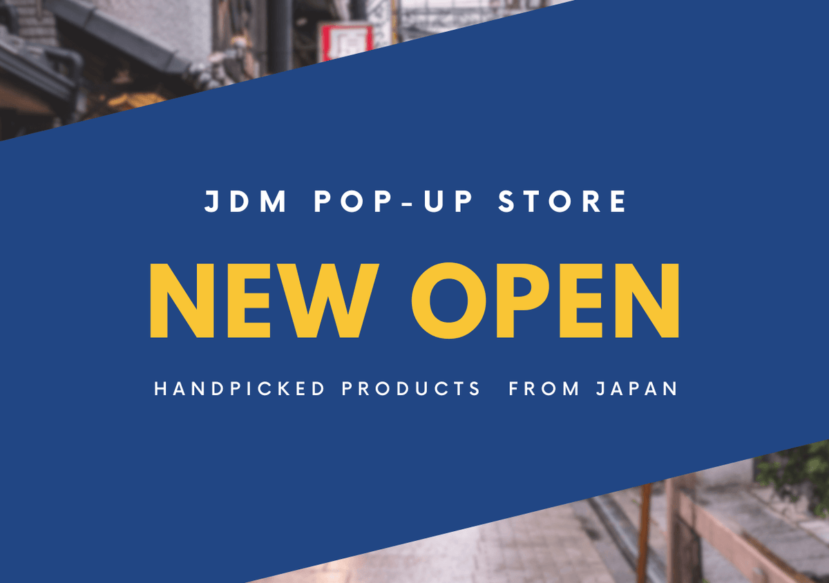 Introducing JDM Pop-up Store with Exclusive Japanese Products! – JDM ...
