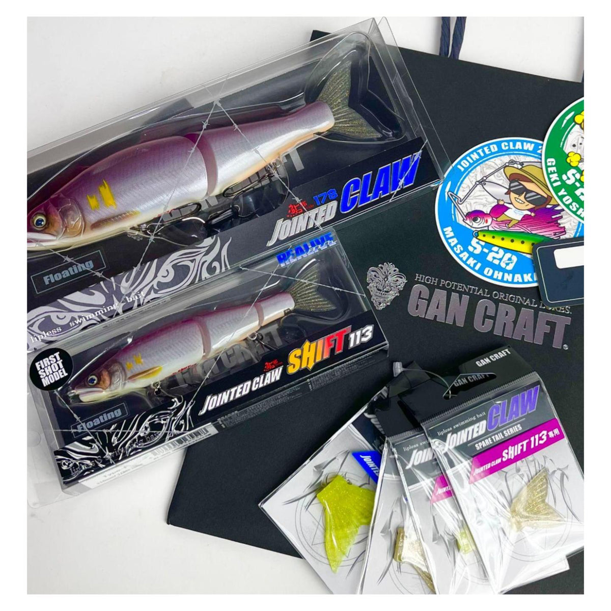 Gan Craft 2025 Lucky Bag Bass Set Limited color #Ultimate Red Back Ayu ...