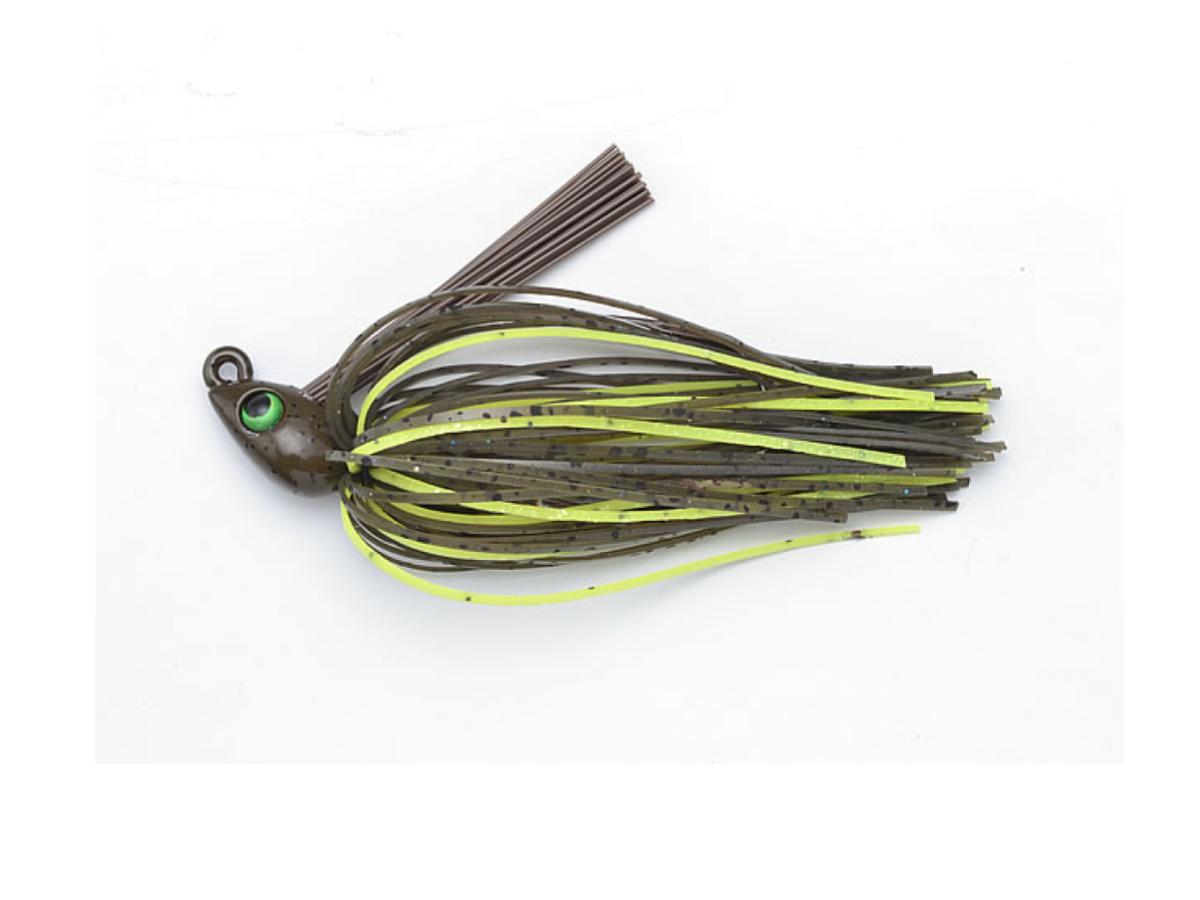 Pros Factory Pro's Swim Jig Mid Range 5/16oz #SWMD105 Green Pumpkin Ch ...