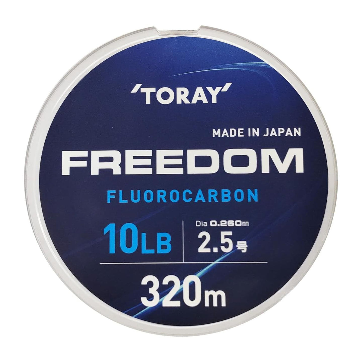 Toray freedom FC Line 320m Natural 10lb/#2.5 – JDM TACKLE HEAVEN