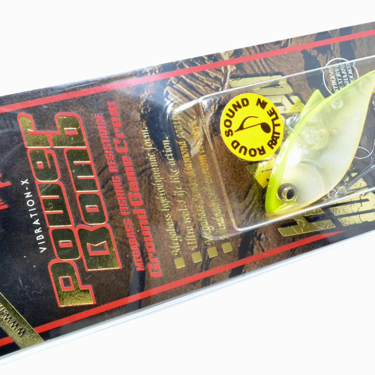 Megabass Vibration-X Power Bomb Rattle In #14 Pearl Chart 50mm 3/8oz ...