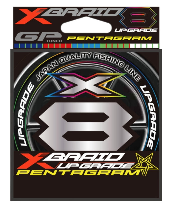 Xbraid Upgrade X8 Pentagram 200m #1 22lb 5 Colors – JDM TACKLE HEAVEN