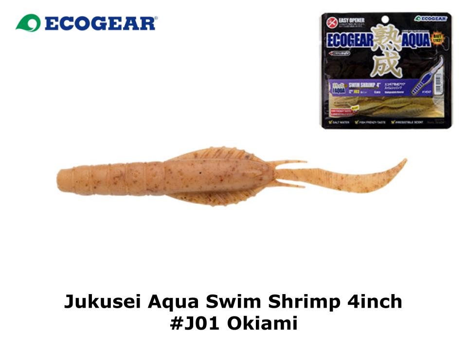 Ecogear Jukusei Aqua Swim Shrimp 4inch #J01 Okiami – JDM TACKLE HEAVEN